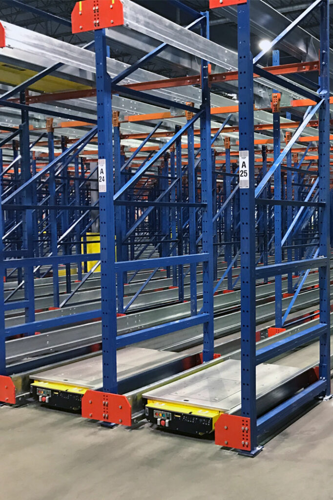 Semi-Automated Pallet Mole® Rack Systems - Frazier Industrial Company